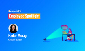 Meeting with Hadar Morag, Campaign Manager - CauseMatch Blog